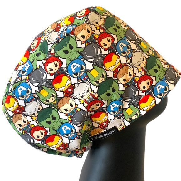 Accessories | Marvel Mini Heroes Scrub Cap | Poshmark